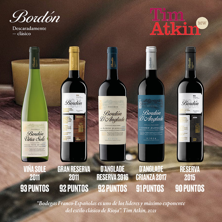 6 vinos Bordón puntuados por Tim Atkin por encima de los 90 puntos ...